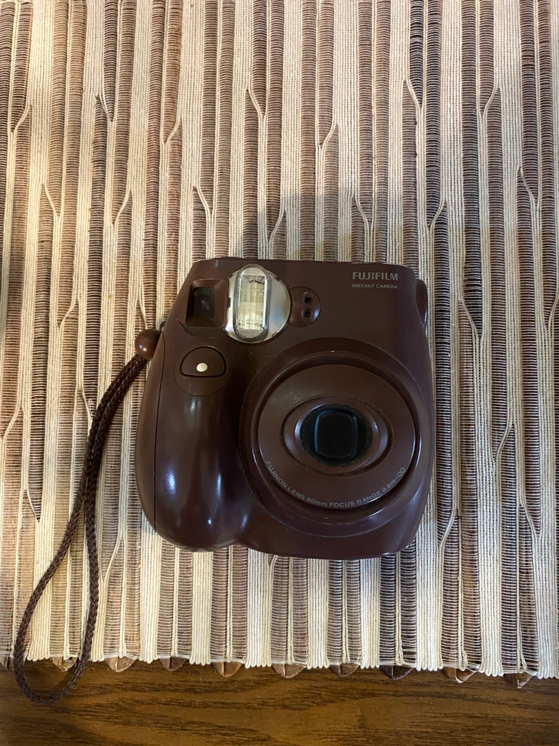 Intax Mini 7S Cheki chocolate color, Photography, Cameras on Carousell