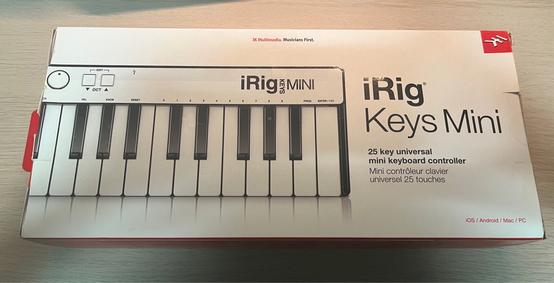 iRig Keys Mini keyboard controller, Hobbies & Toys, Music & Media ...