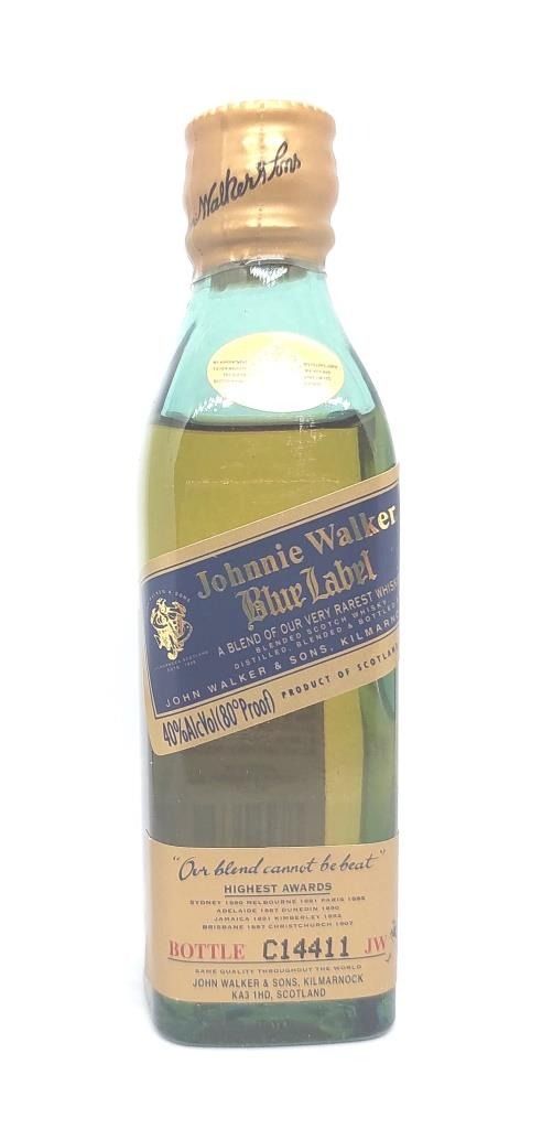 Johnnie Walker Blue Label Whisky 50ml 5cl Miniature With Box, Food ...