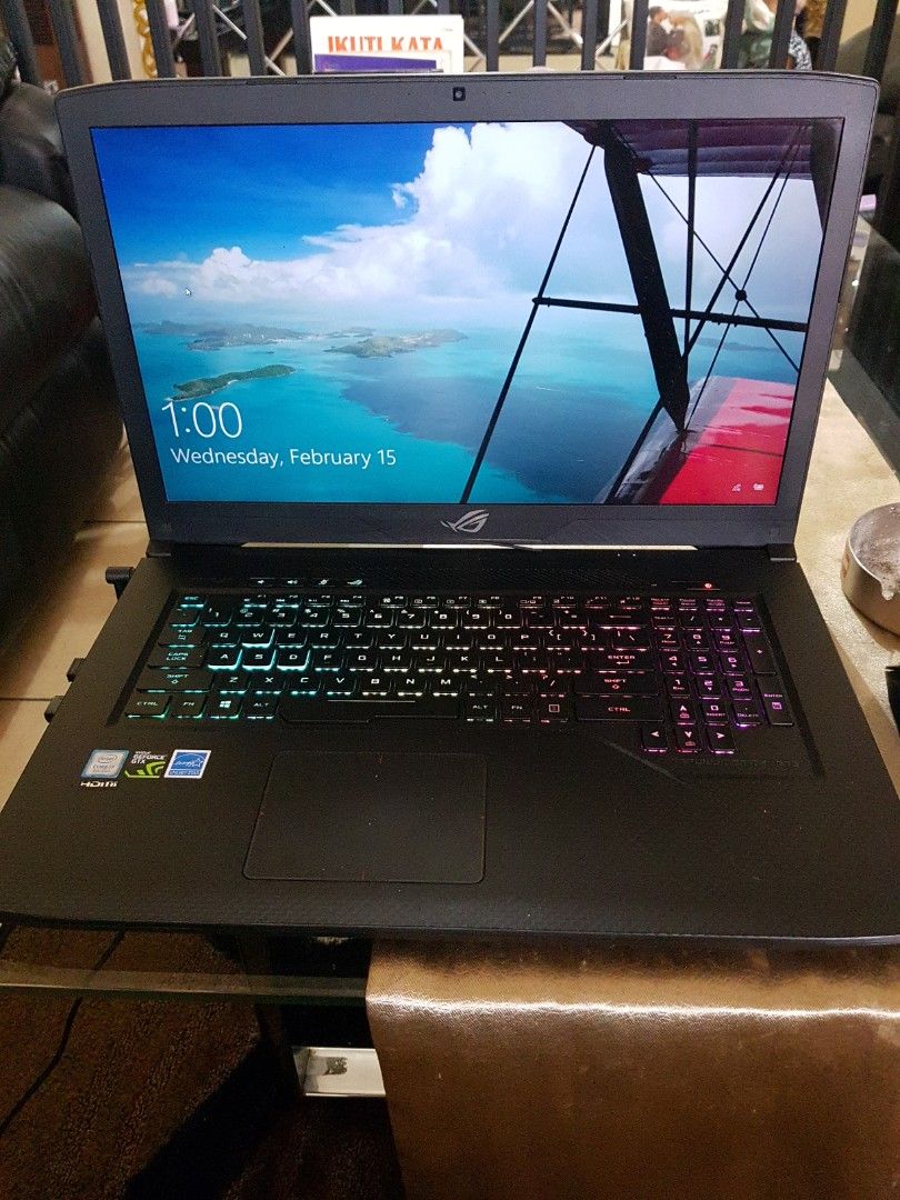 Jual laptop ASUS ROG gaming gl 703ge, Elektronik, Komputer, Laptop di ...