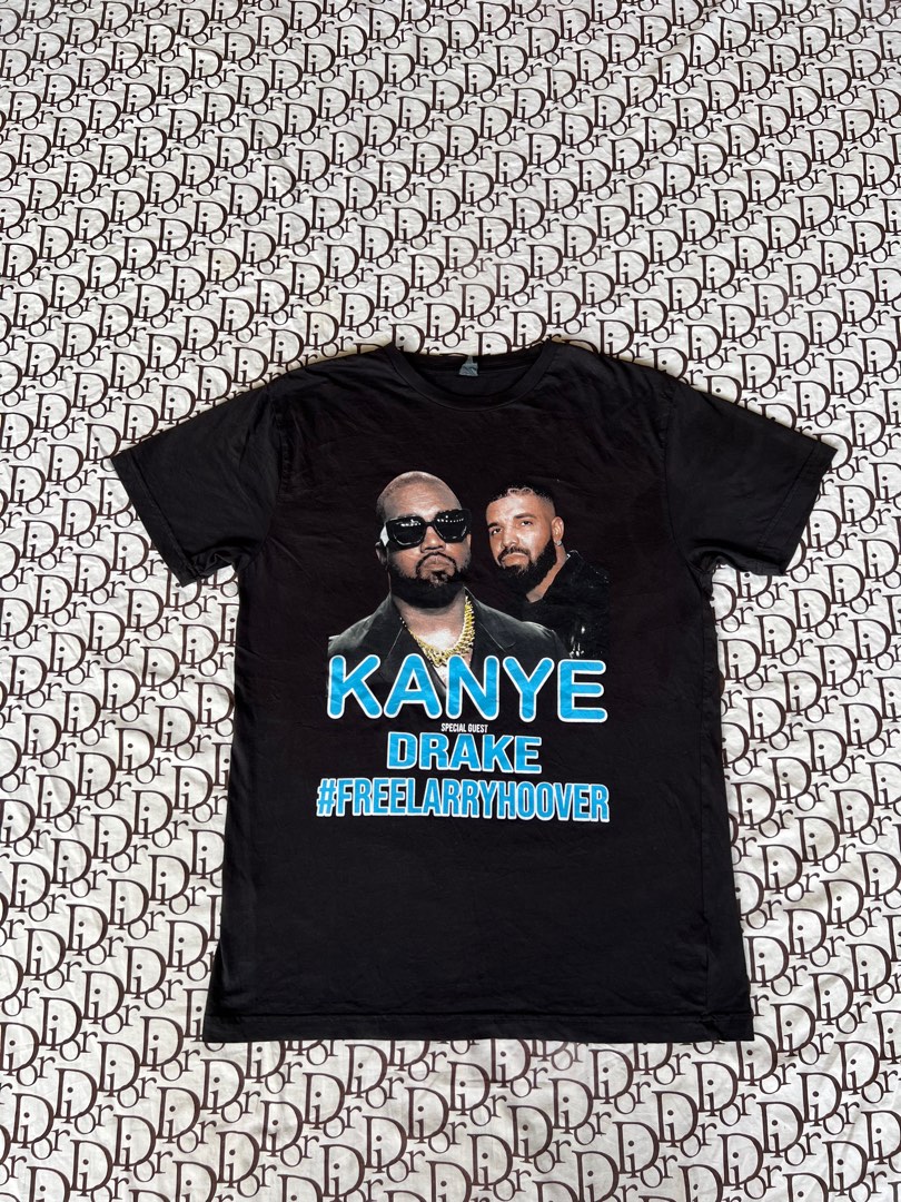 Kanye West x Drake, Men's Fashion, Tops & Sets, Tshirts & Polo Shirts ...