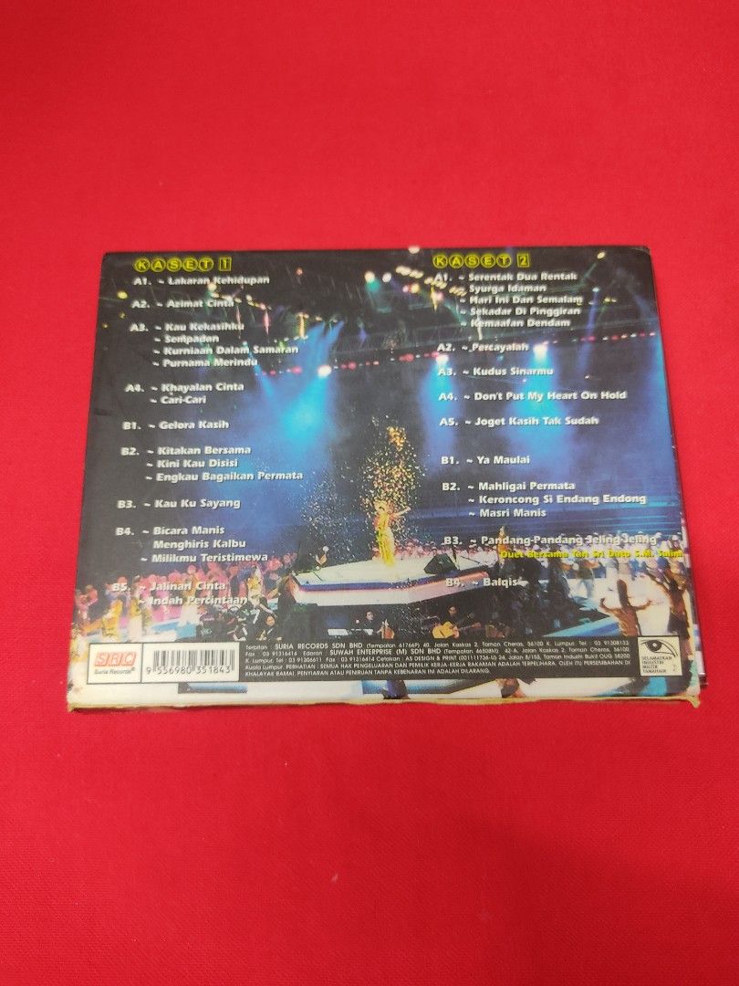 Kaset Mega Konsert Siti Nurhaliza Bukit Jalil 2001, Hobbies & Toys, Music & Media, CDs & DVDs on ...