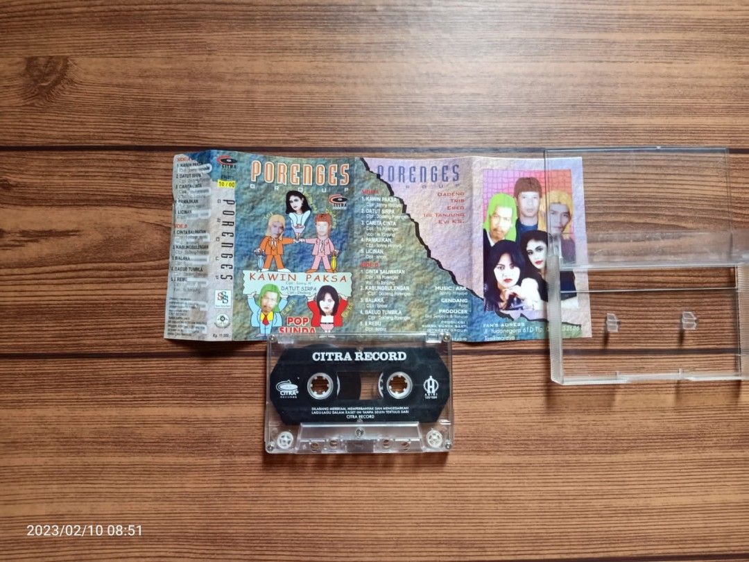Kaset pita PORENGES GRUP Pop sunda, Musik & Media, CD, DVD & Lainnya di Carousell