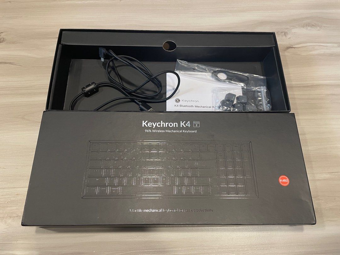 Keychron K4 V2 Wireless Mechanical Keyboard, Computers & Tech, Parts ...