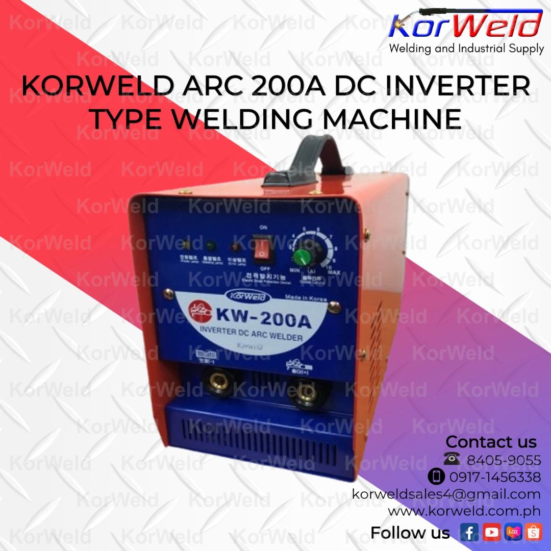 Korweld ARC 200A DC Inverter Type Welding Machine (Made In Korea ...