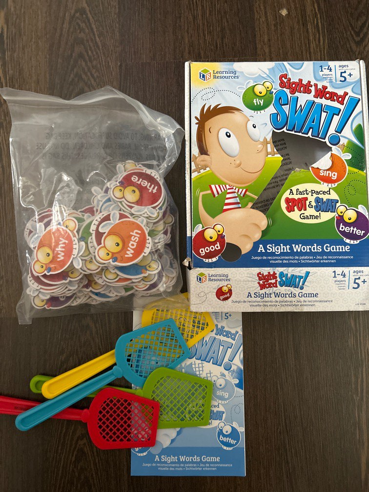 Learning Resources Sight words swat game. 220 Dolch words, Hobbies ...