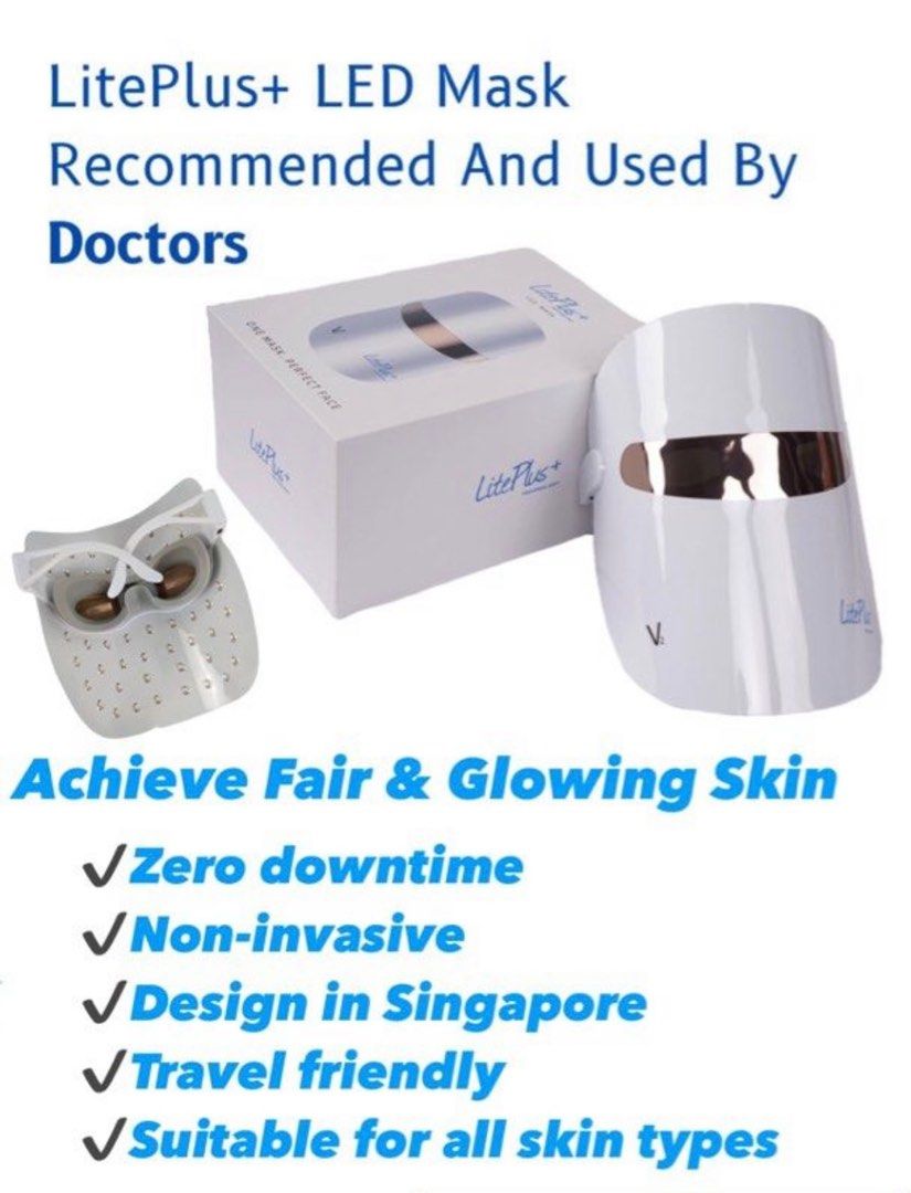 Liteplus Technology V2 LED Mask, Beauty & Personal Care, Face, Face Care on Carousell