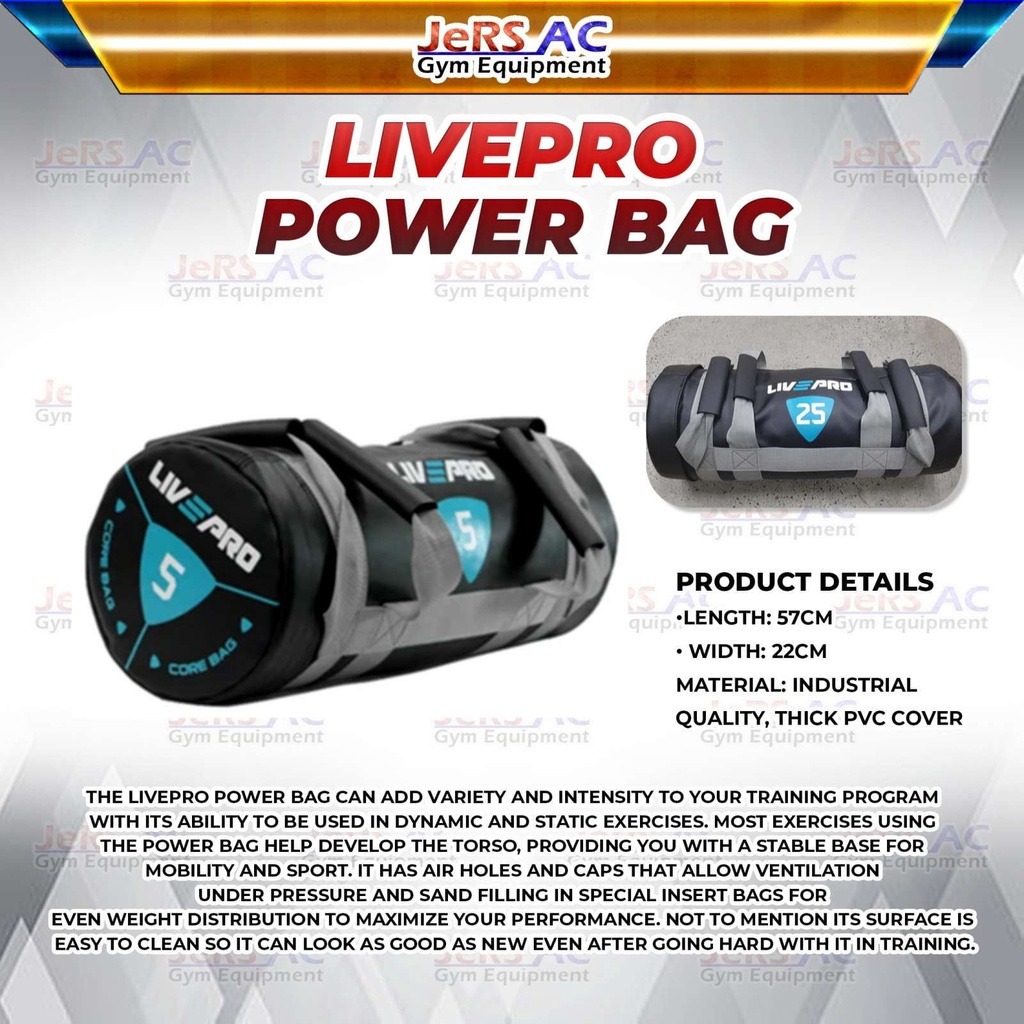 Livepro Power Bag 5kg, Sports Equipment, Exercise & Fitness, Weights ...