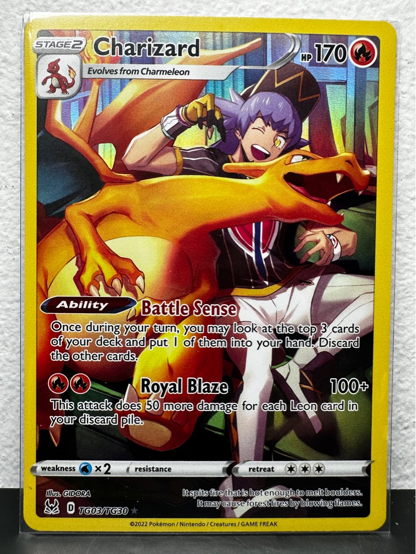 Lost Origin Charizard TG 03/30, Hobbies & Toys, Memorabilia ...