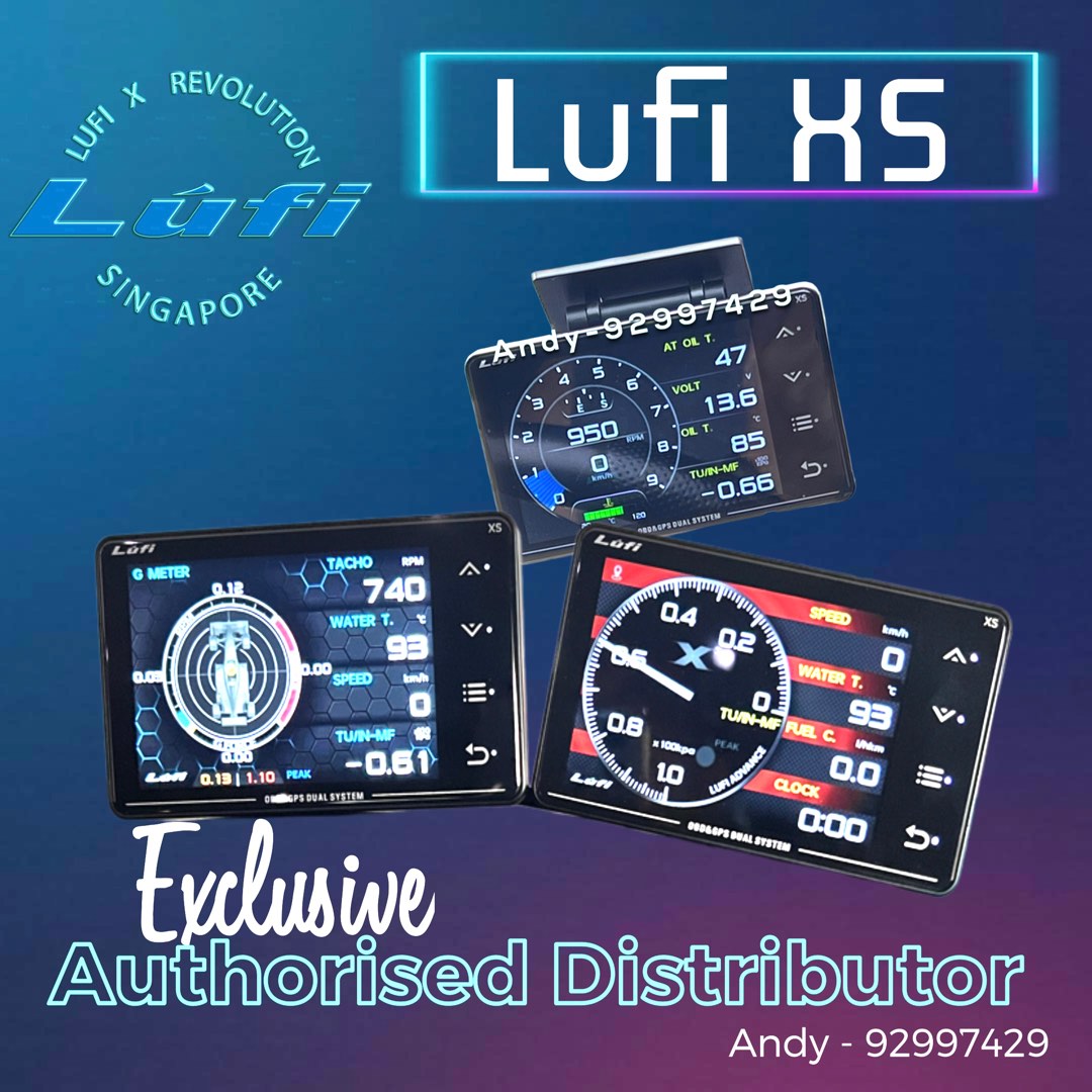 Lufi XS [Official International English Set] Obd obd2 Display Gauge ...