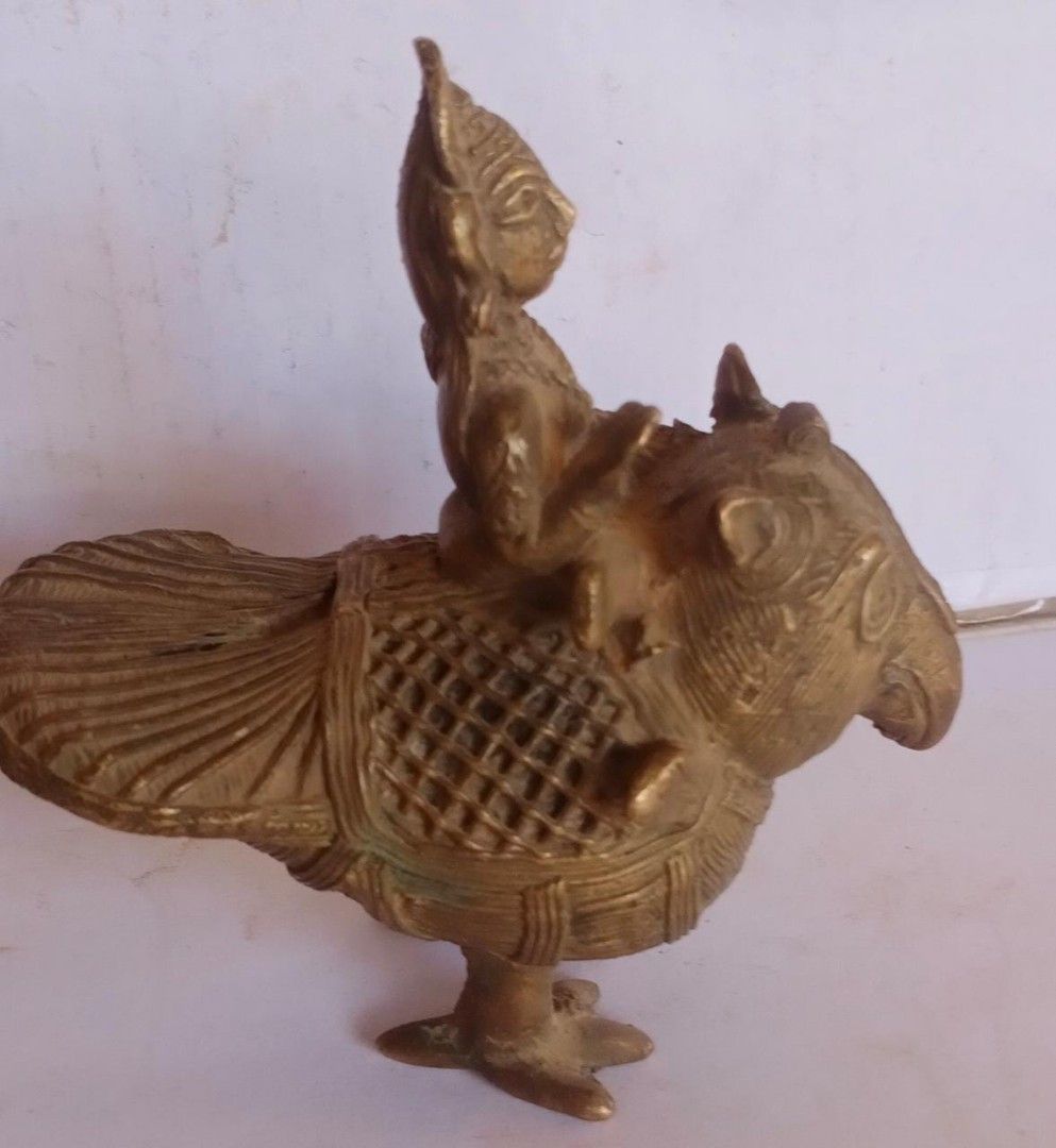 Madurai Meenakshi on Parrot . Antique collectible, Hobbies & Toys, Memorabilia & Collectibles ...