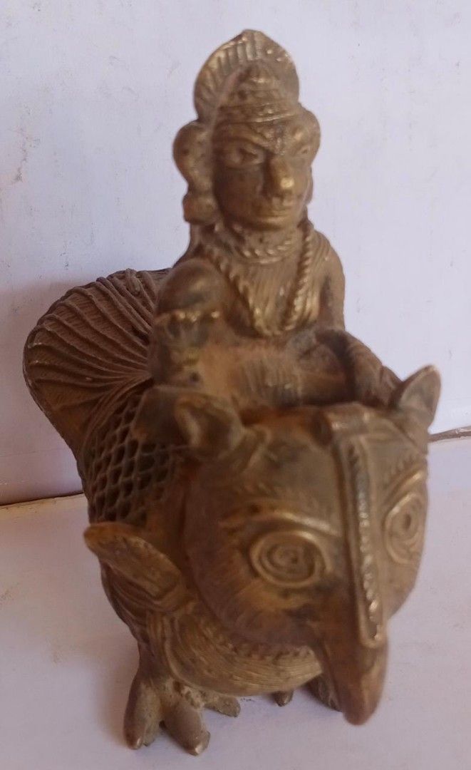 Madurai Meenakshi on Parrot . Antique collectible, Hobbies & Toys, Memorabilia & Collectibles ...