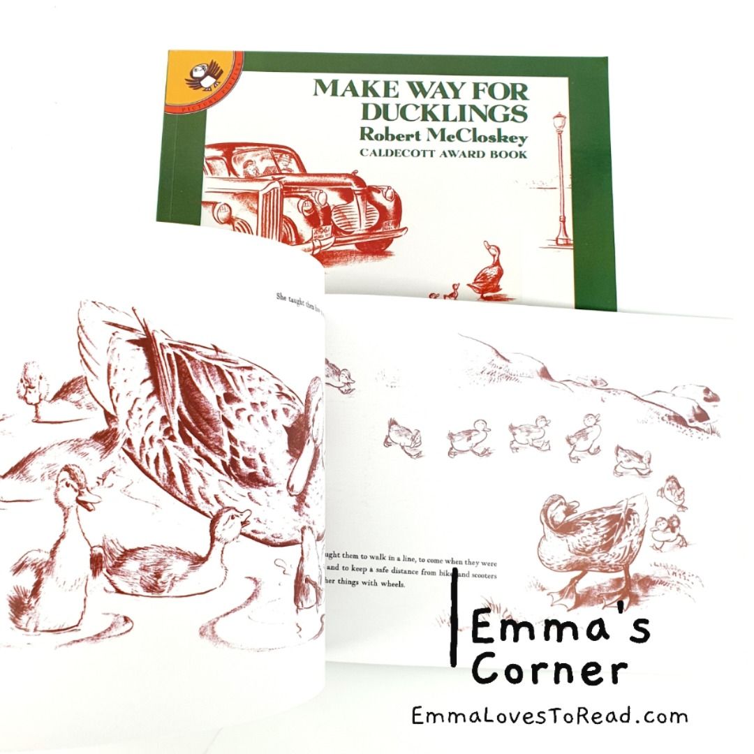 Make Way for Ducklings by Robert McCloskey Children Picture Book PB ...