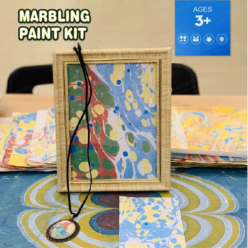 Marbling Paint Kit || Colourful Fluid DIY Water Magical Painting Art ...