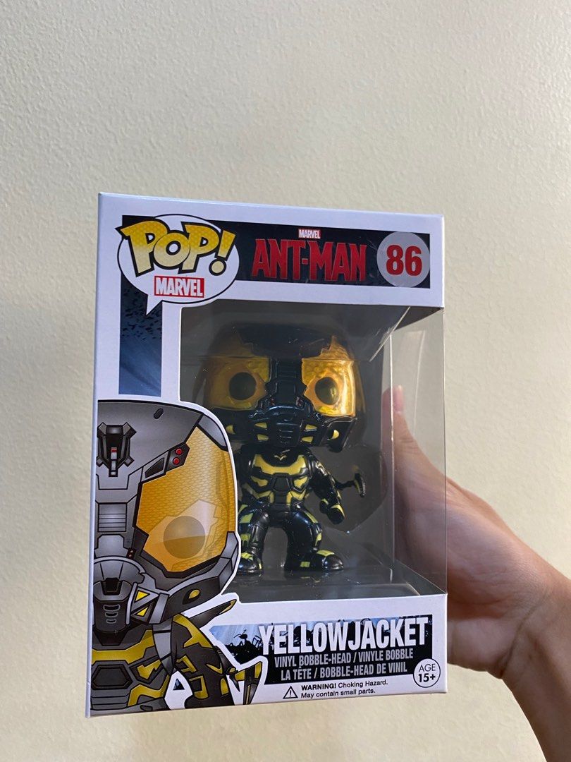 Marvel Funko Pop Yellow Jacket #86, Hobbies & Toys, Toys & Games on ...