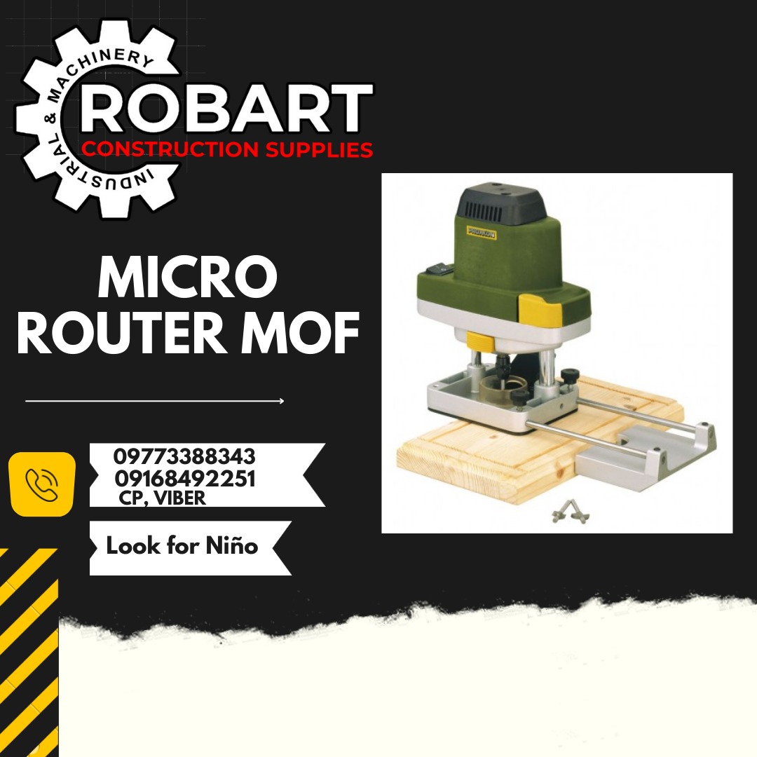 MICRO ROUTER MOF, Commercial & Industrial, Construction Tools ...