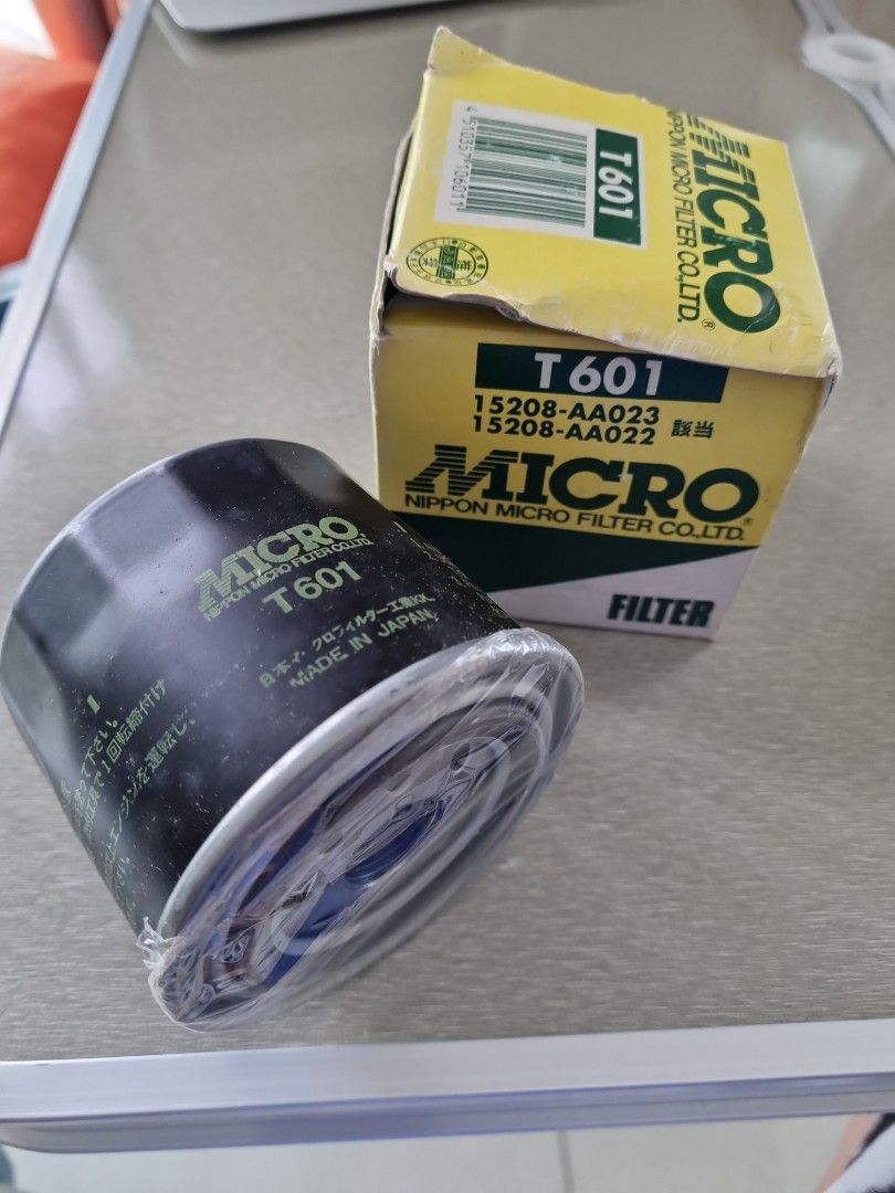 Micro T601 oil filter made in Japan, Car Accessories, Accessories on ...