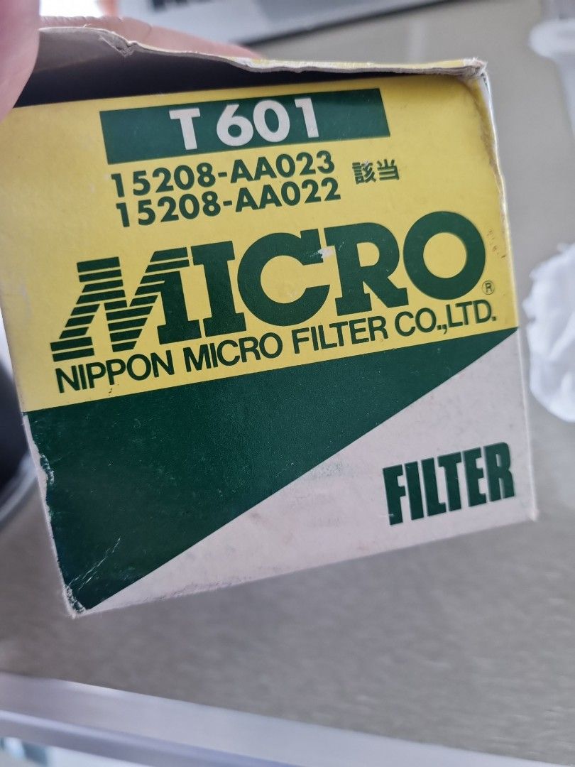 Micro T601 oil filter made in Japan, Car Accessories, Accessories on ...