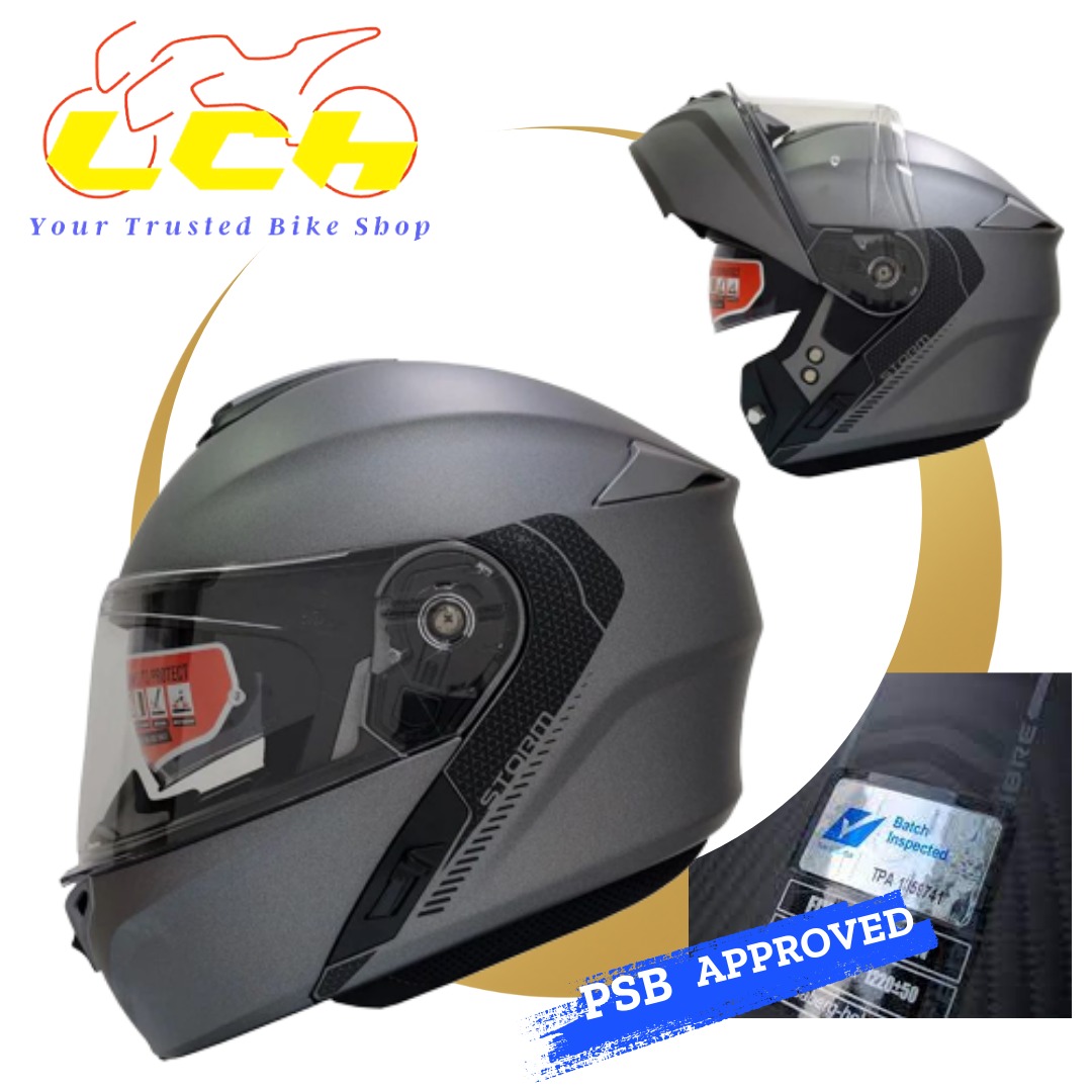 Modular Helmet MT STORM, Motorcycles, Motorcycle Accessories on Carousell