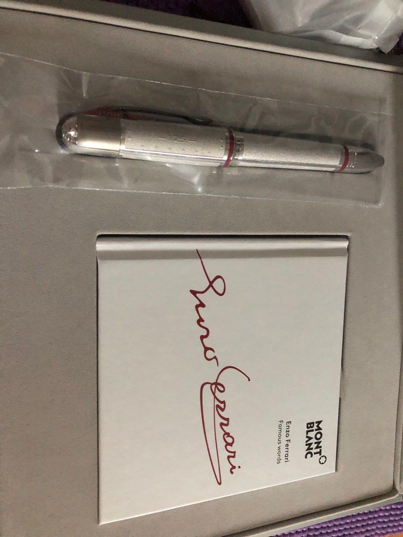 MONTBLANC FERRARI PEN, Luxury, Accessories on Carousell