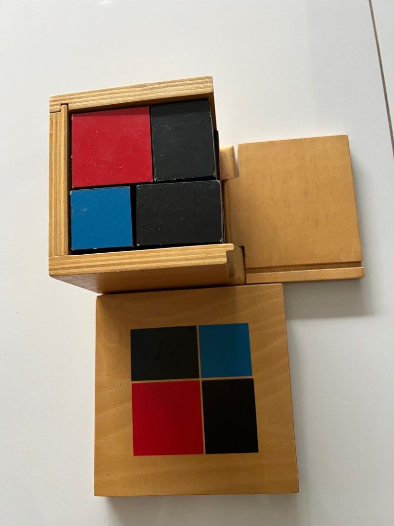 Montessori Binomial Cube, Hobbies & Toys, Toys & Games on Carousell