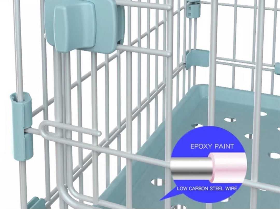 Pawsmart Multi level cat cage (blue 4 level), Pet Supplies, Homes ...