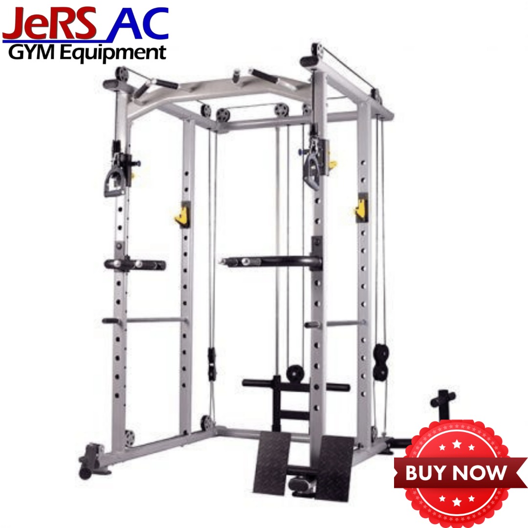 MULTI STATION FULL Squat Rack with Accessories, Sports Equipment ...