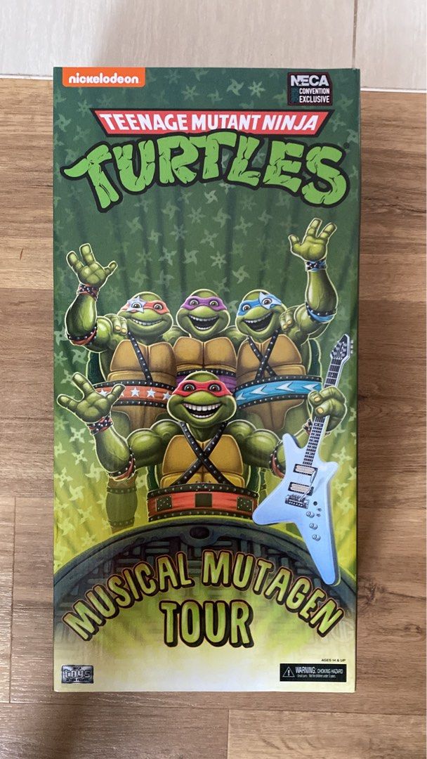 NECA TMNT Musical Mutagen Tour, Hobbies & Toys, Toys & Games on Carousell