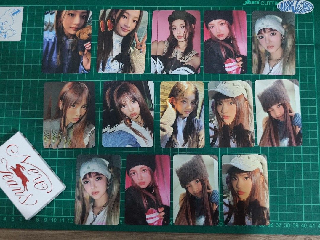 New Jeans Official Photocard OMG Weverse Version B and C, Hobbies ...