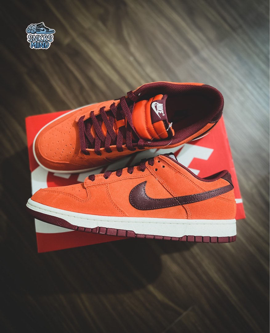Nike Dunk Low SE "Team Orange", Men's Fashion, Footwear, Sneakers on ...