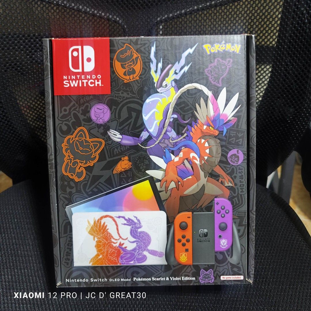 Nintendo switch oled pokemon scarlet and violet edition Brandnew ...