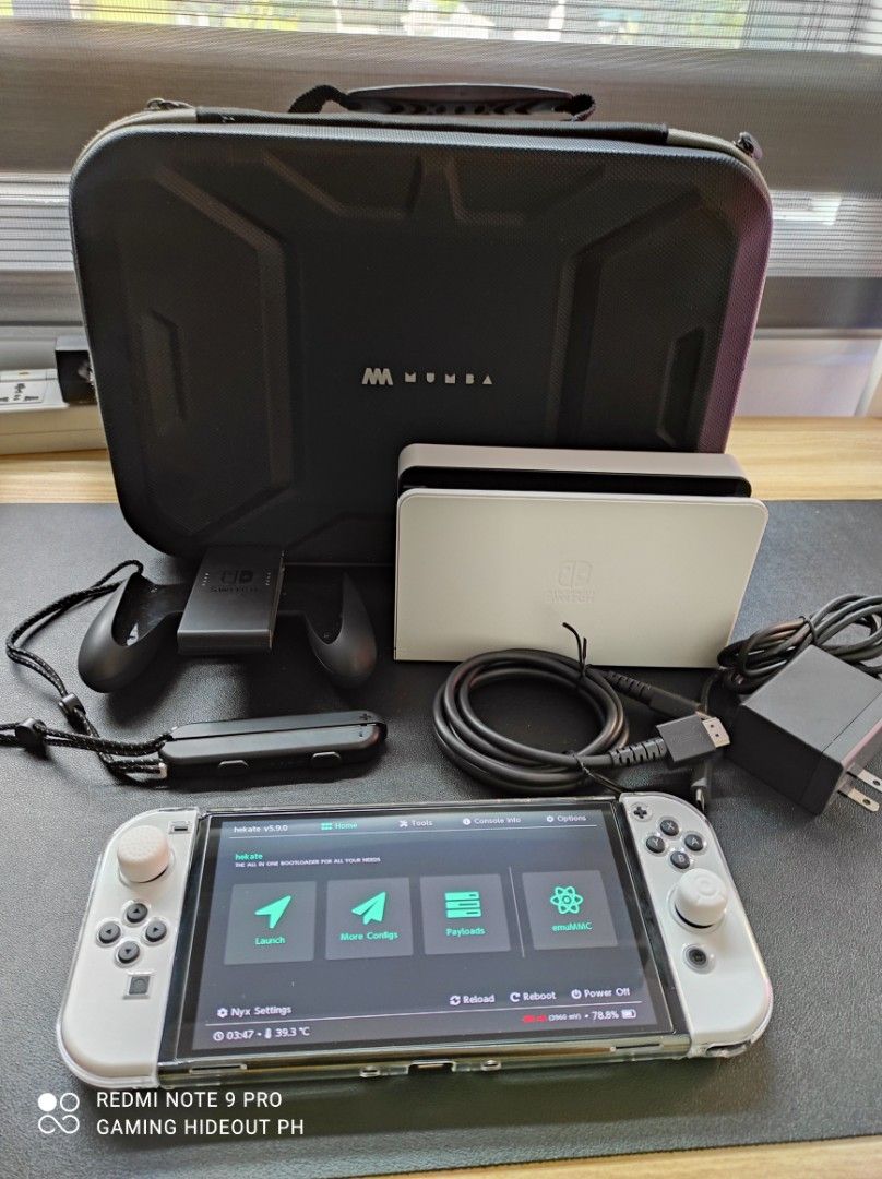 Nintendo Switch Oled White 256gb Modchip, Video Gaming, Video Game ...