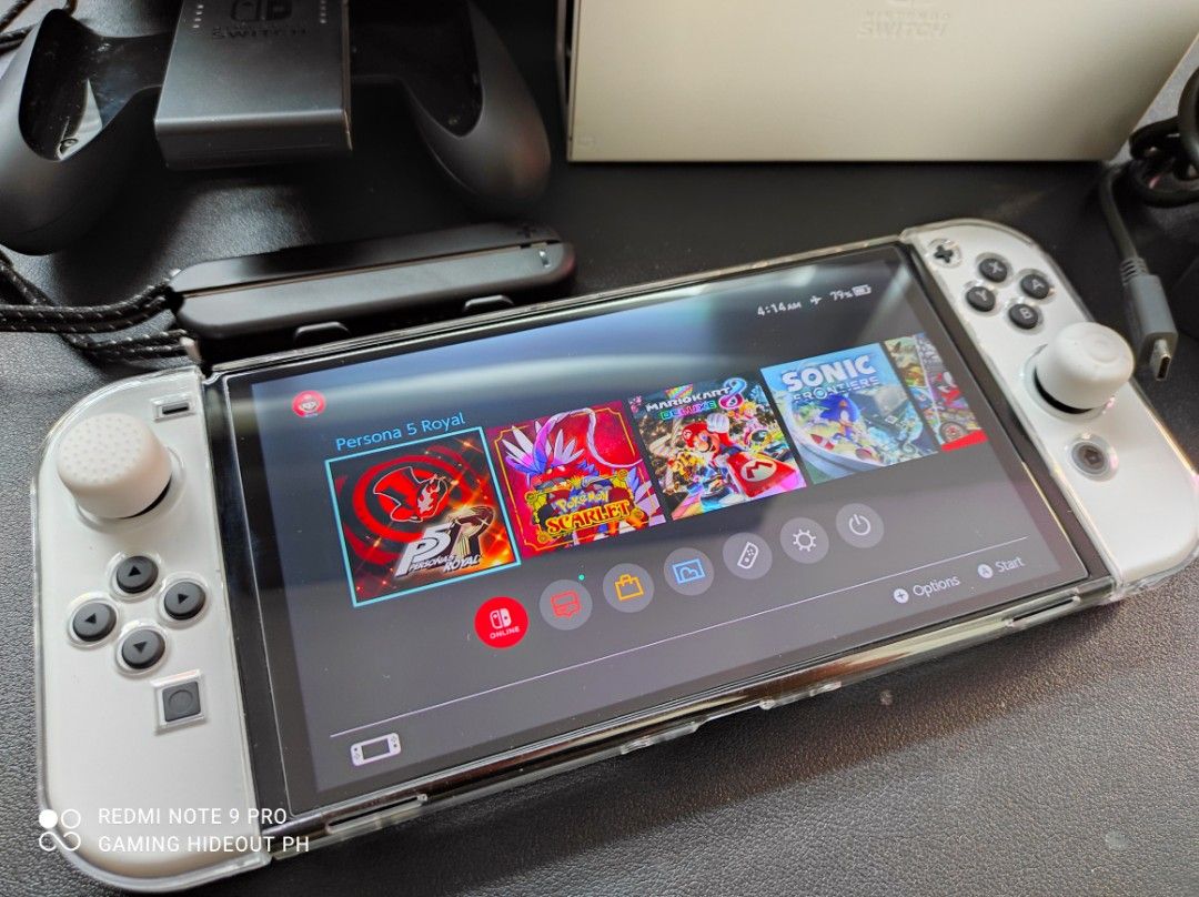 Nintendo Switch Oled White 256gb Modchip, Video Gaming, Video Game ...