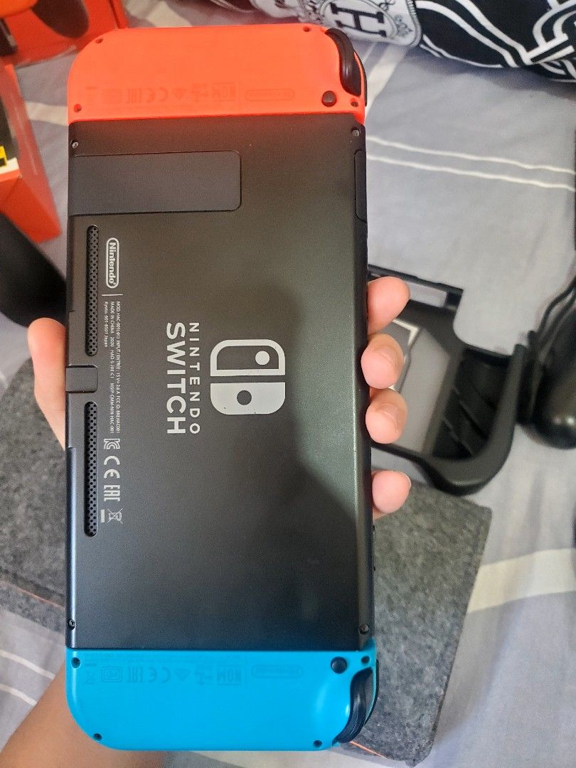 Nintendo Switch V2 Neon, Video Gaming, Video Game Consoles, Nintendo on ...