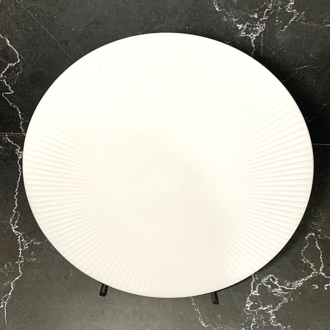 NORDIC Porcelain Flat Pizza Tray | Piring Keramik Besar, Kitchen ...