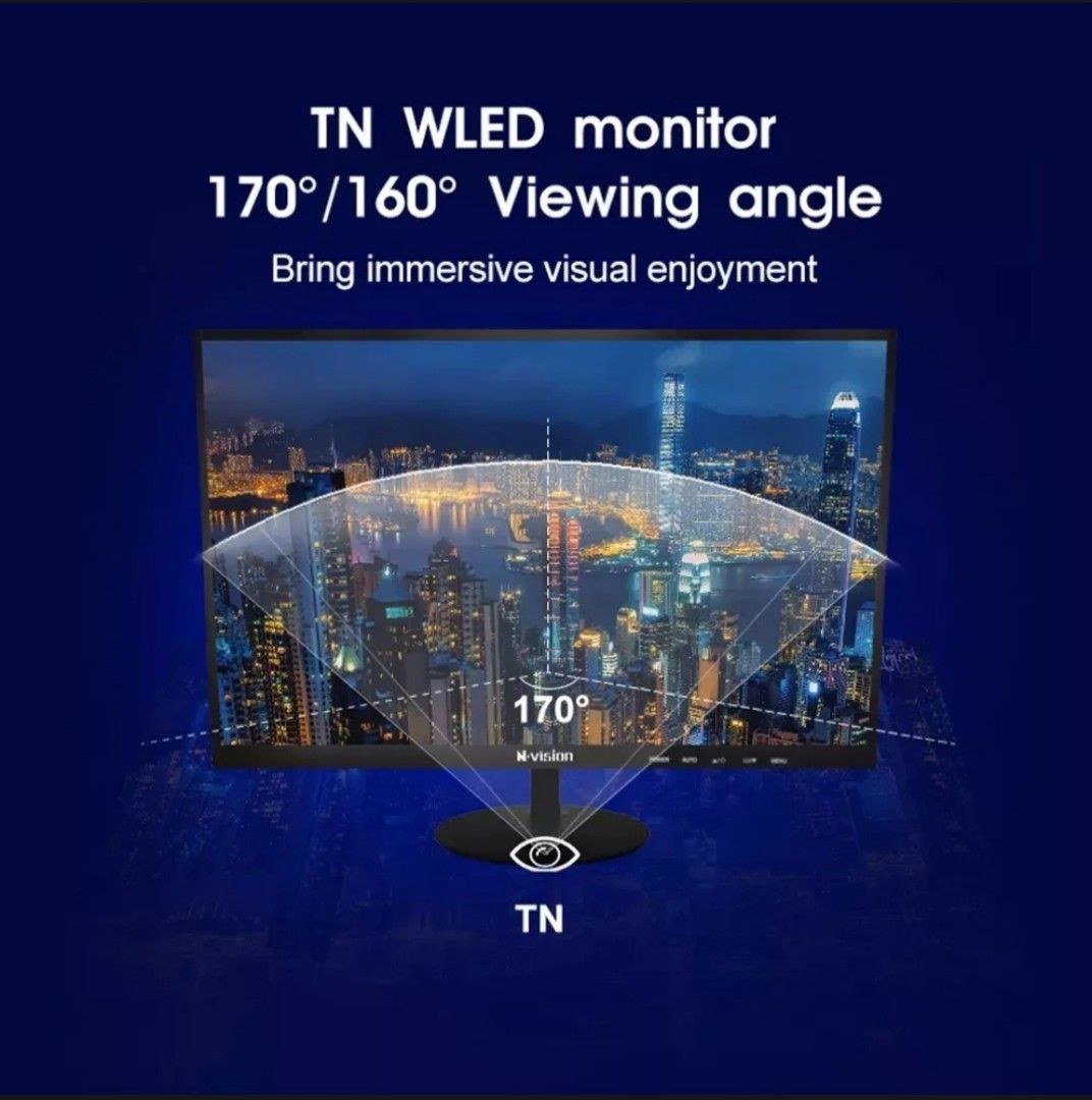 Nvision N190HD 19" LED Monitor - Affordable Gaming Monitor, Computers ...