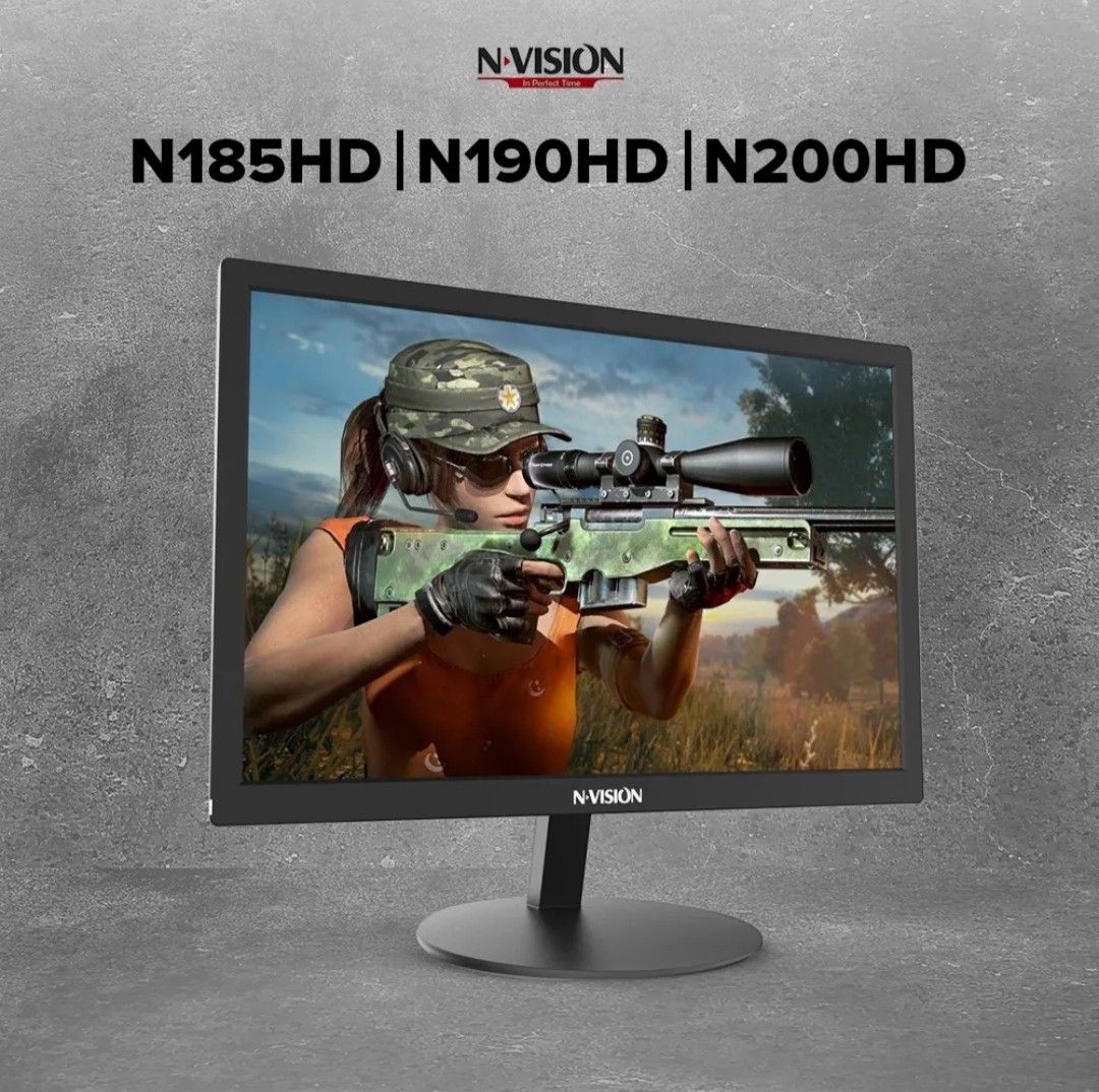 Nvision N190HD 19" LED Monitor - Affordable Gaming Monitor, Computers ...