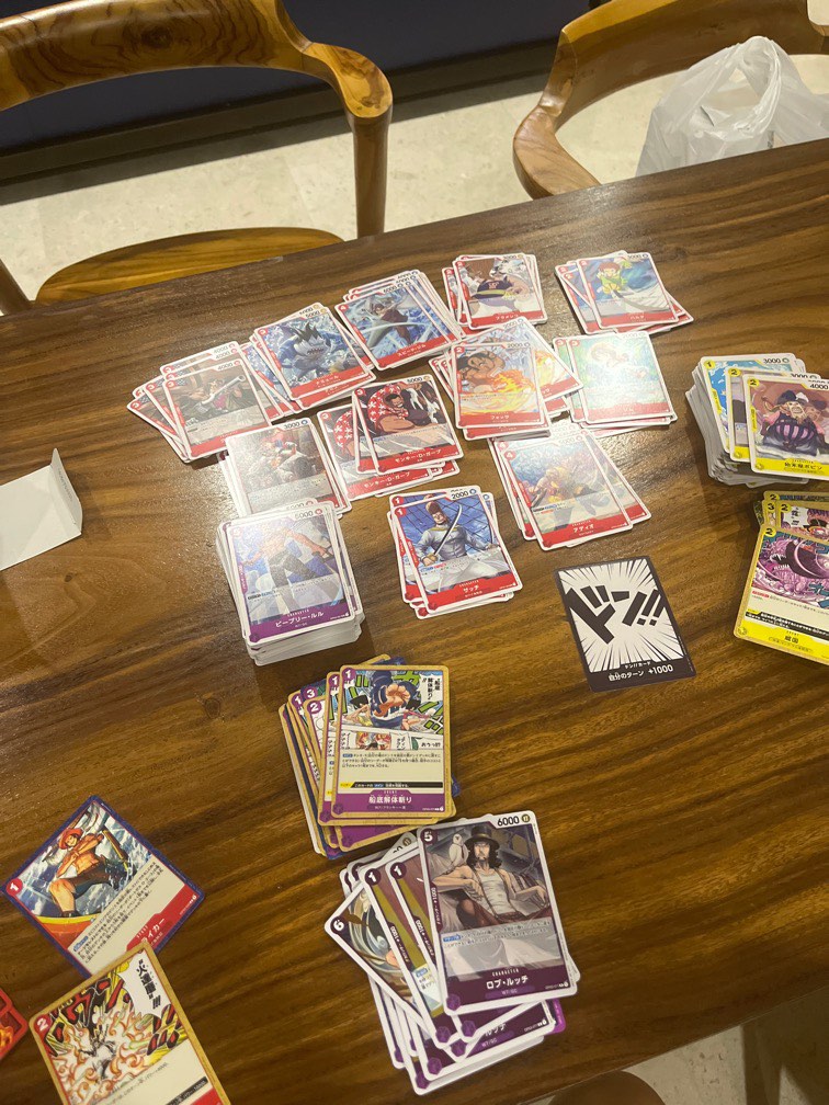 One piece TCG op03 play set, Hobbies & Toys, Toys & Games on Carousell