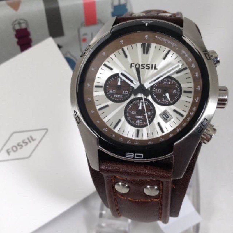 Original 100% Fossil Watch Coachmen Ch2565, Fesyen Pria, Jam Tangan di ...