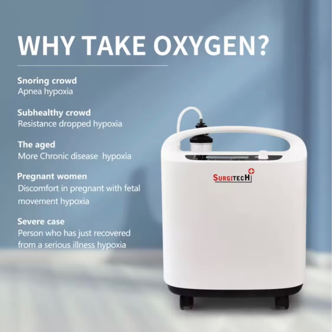 Oxygen Concentrator 5L - Surgitech Brand, Health & Nutrition, Medical ...