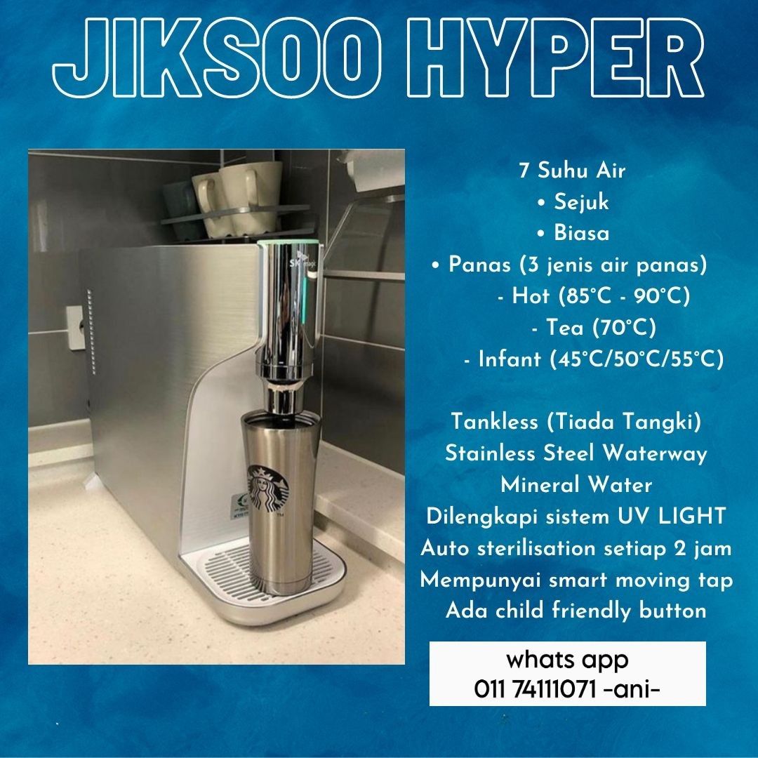 Penapis air jiksoo hyper jimat ruang & jimat electric, TV & Home ...