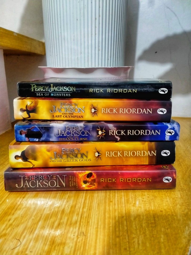 Percy Jackson complete set, Hobbies & Toys, Books & Magazines, Fiction ...