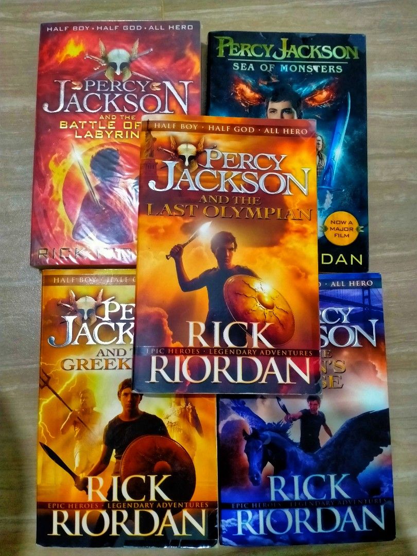 Percy Jackson complete set, Hobbies & Toys, Books & Magazines, Fiction ...