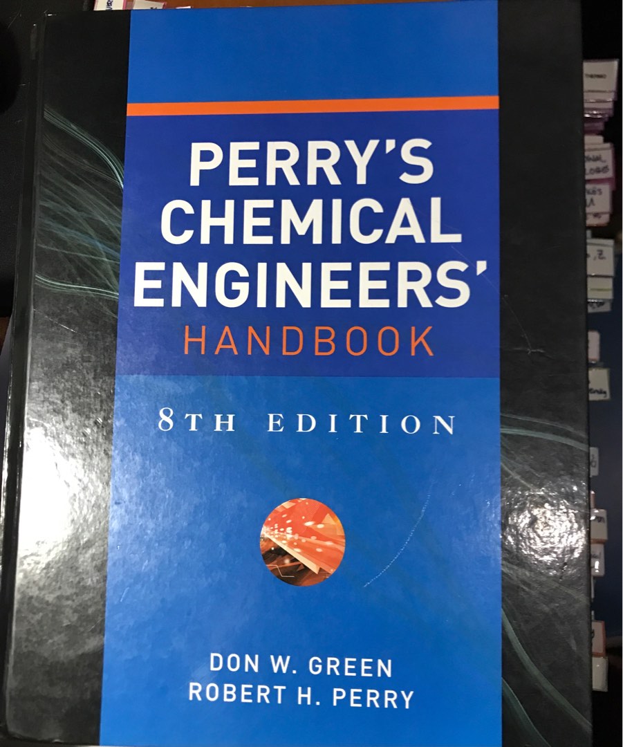 Perrys Chemical Engineering Handbook 8th ed, Hobbies & Toys, Books ...
