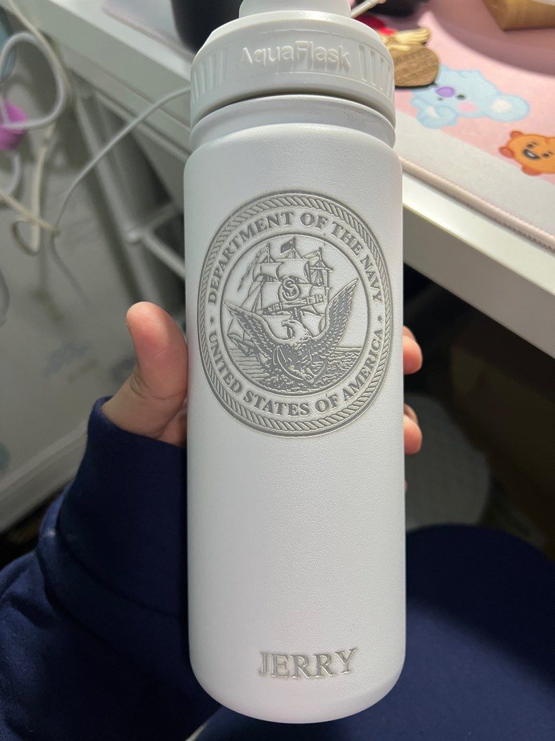 Personalized Aquaflask Tumblers Laser Engraved, Furniture & Home Living ...