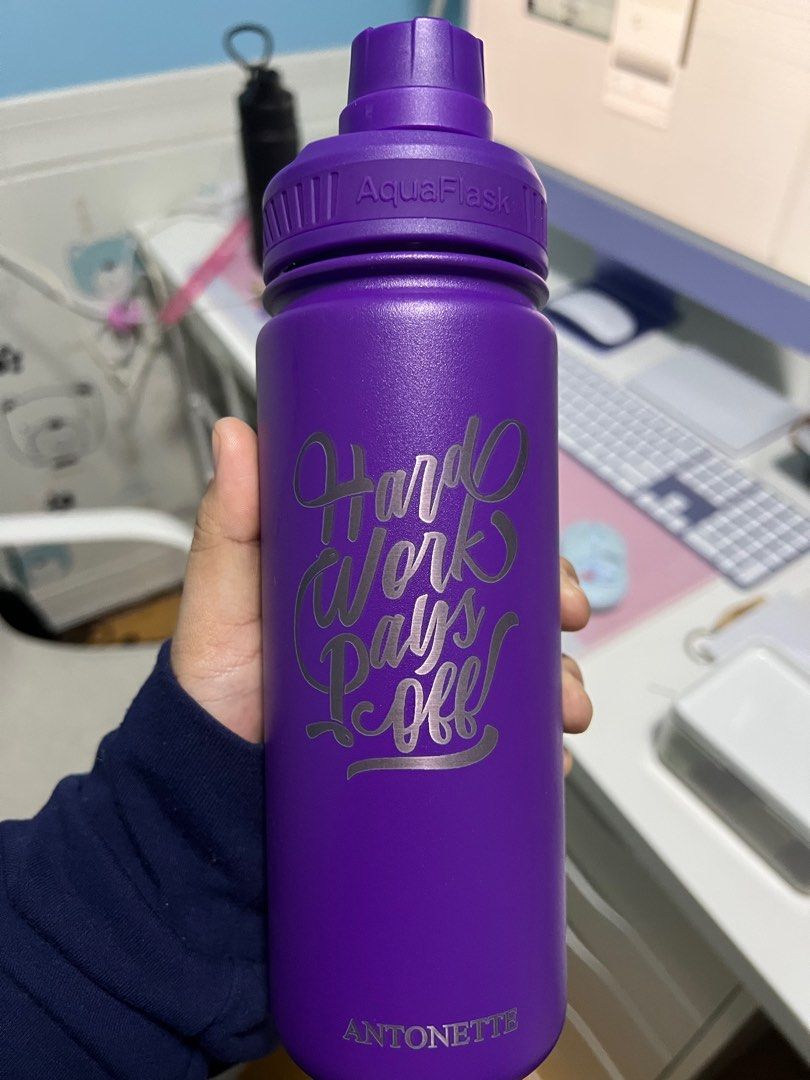 Personalized Aquaflask Tumblers Laser Engraved, Furniture & Home Living ...