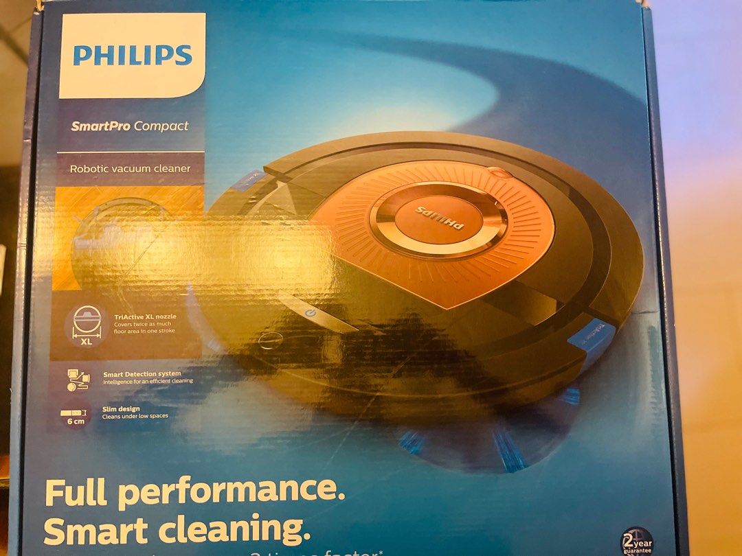 Philips Smartpro Compact Robotic Vaccum Cleaner, TV & Home Appliances ...