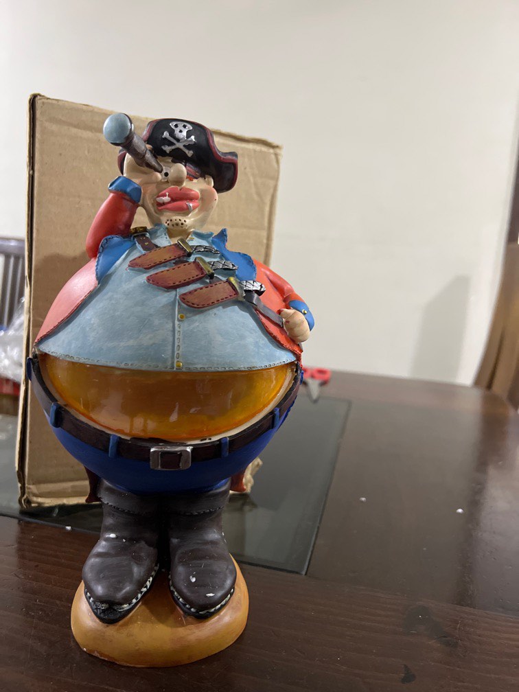 Pirate Piggy Bank, Hobbies & Toys, Memorabilia & Collectibles, Vintage ...