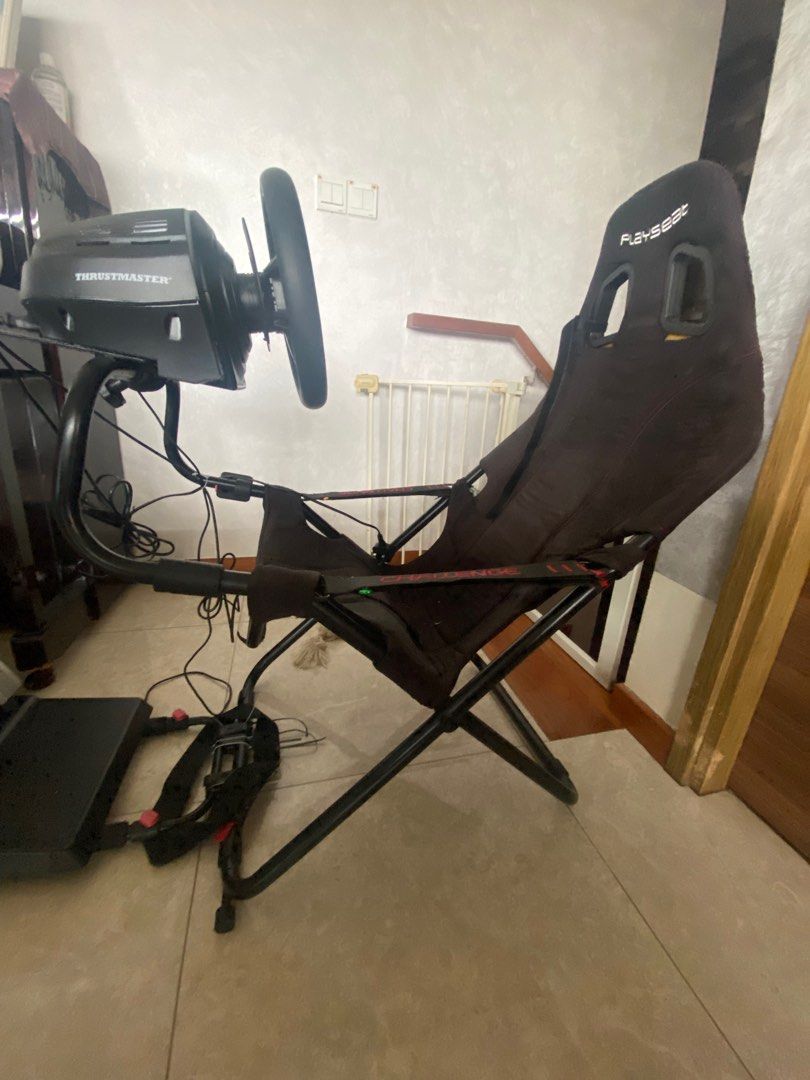 Playseat Challenge and Thrustmaster T300 RS GT edition steering wheel ...