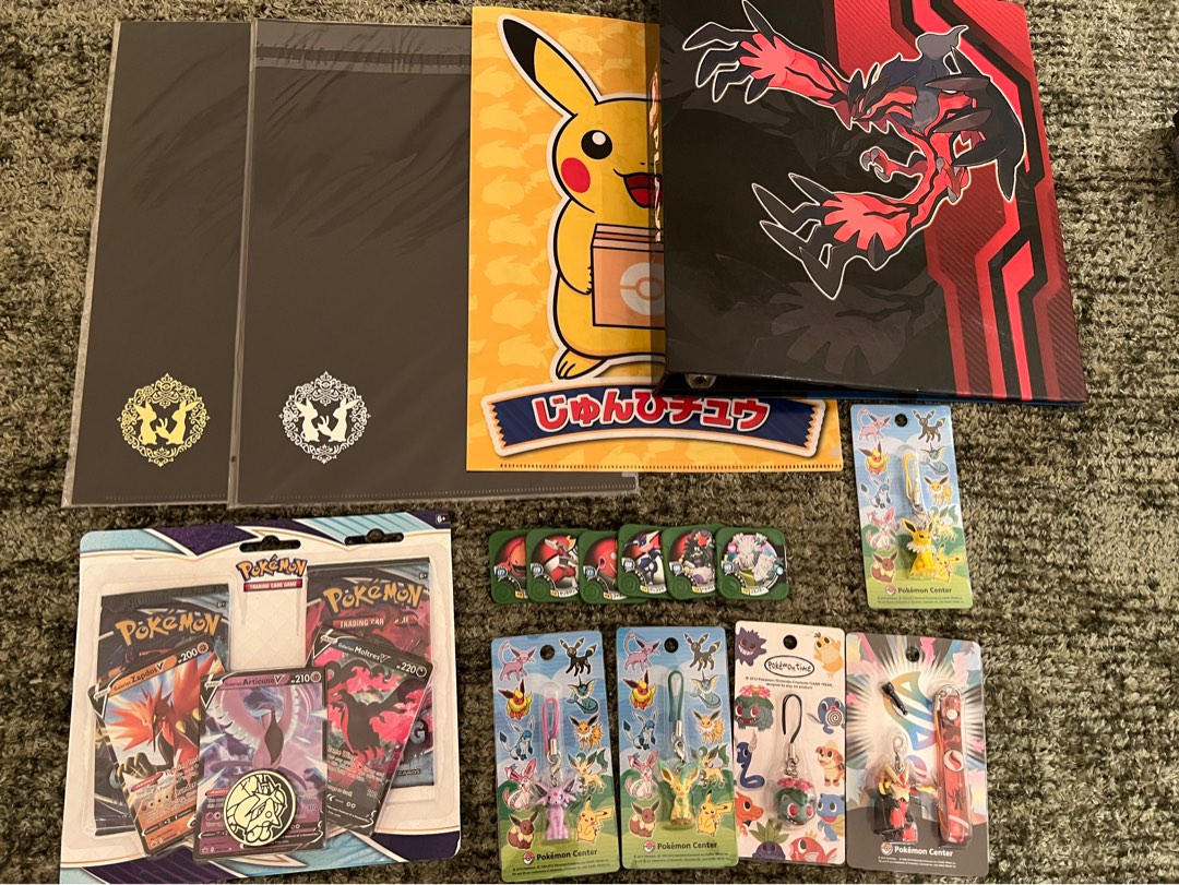 Pokemon Files / Keychain / Packs, Hobbies & Toys, Toys & Games on Carousell